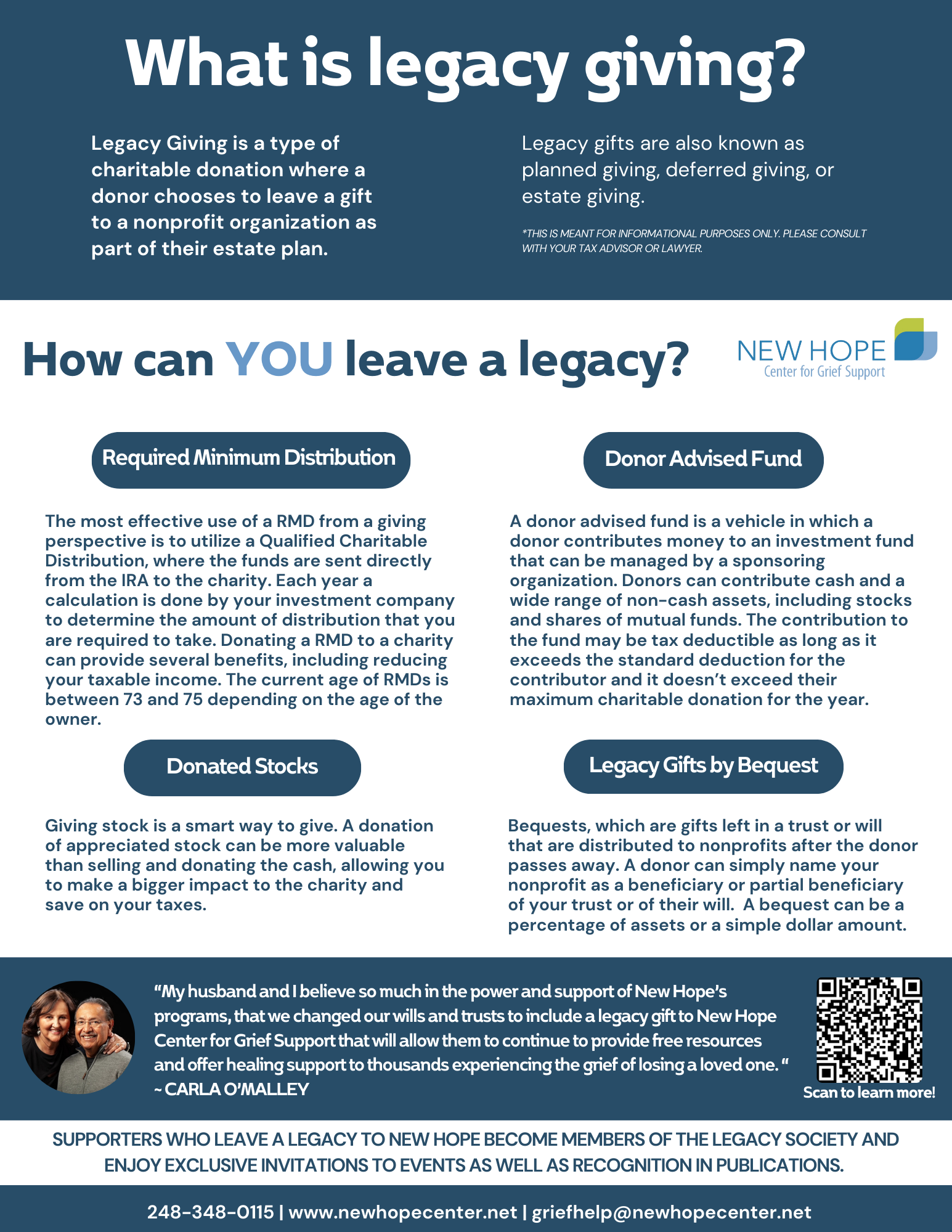 Legacy Giving - New Hope